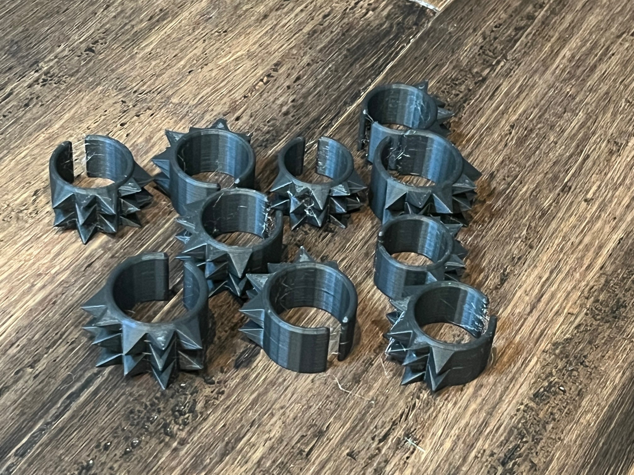Finger Spike Rings Sleeves BDSM Pain Sadist Toy Hand Sharp PROP PLASTIC ...