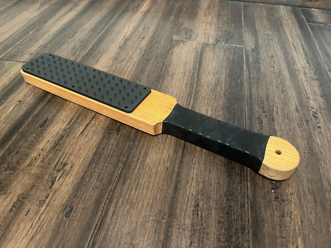 Custom 3/4 Thick Wooden Oak Vampire Paddle Impact Sadist Choice of ...