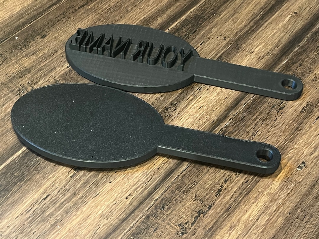 Impression Paddles Hairbrush Style - Customize Message S Personalized ...