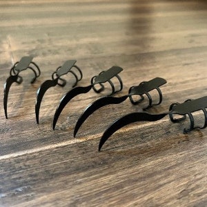 BLACKOUT TALON BDSM Primal Claws Adjustable Stainless Steel Kink Fetish ...