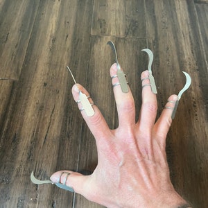 TALON BDSM Primal Claws Adjustable Stainless Steel Kink Fetish Set of 5 ...