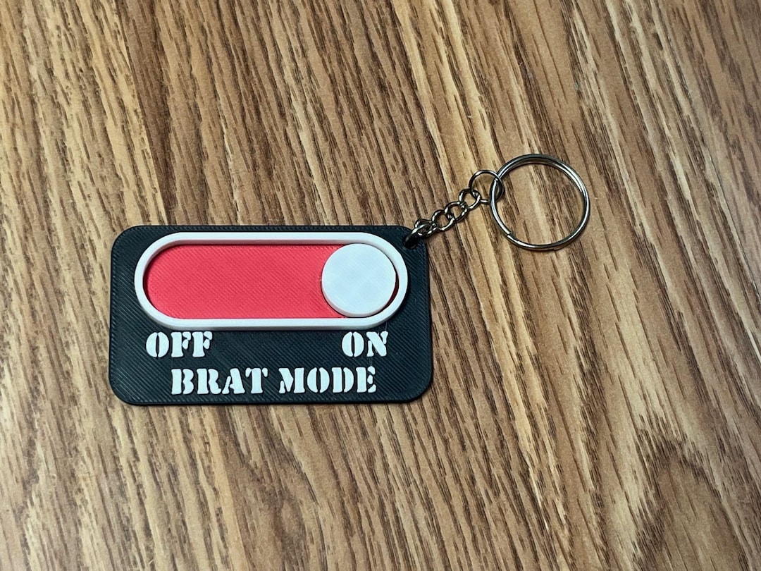 Brat Mode Activated Submissive Plastic BDSM Keychain - Etsy