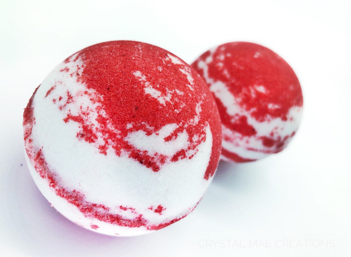 Peppermint Bath Bomb Peppermint Oil Coconut Oil | Etsy