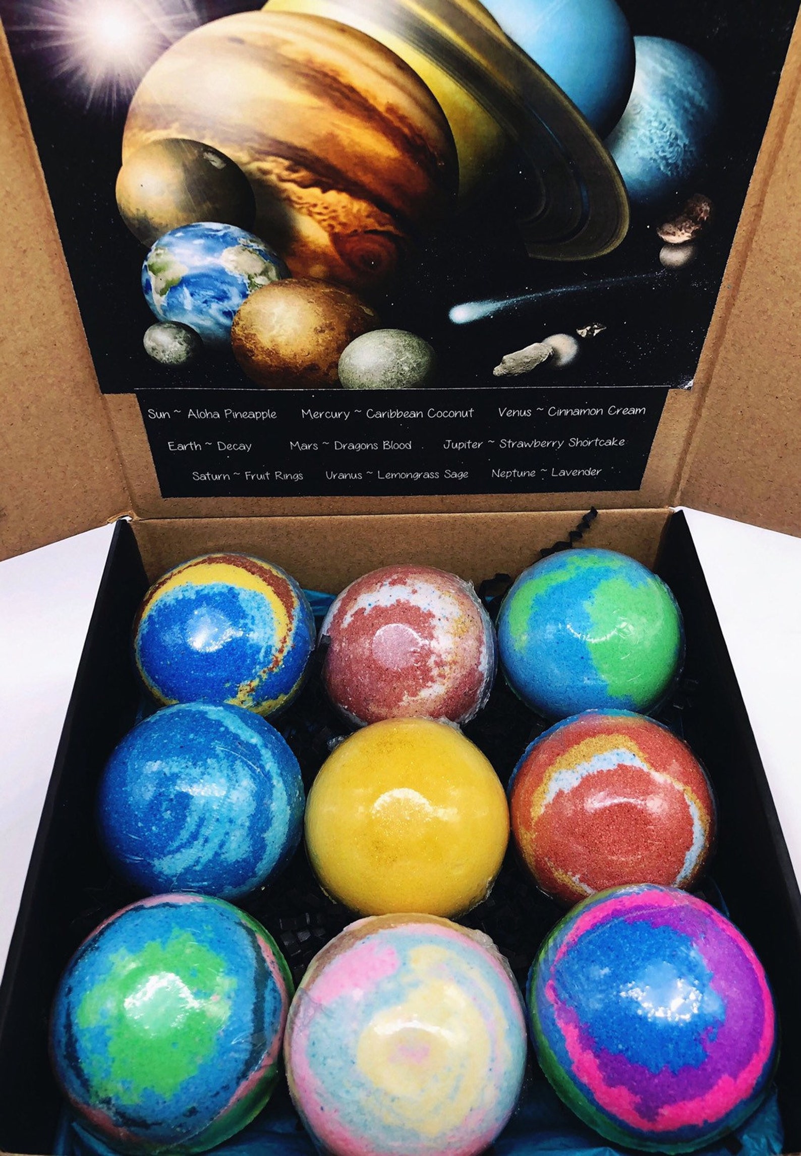 Solar System Bath Bomb Set - Etsy
