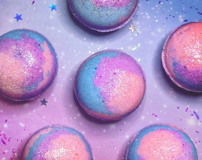 XL Unicorn Cotton Candy Waffle Bath Bomb - Etsy