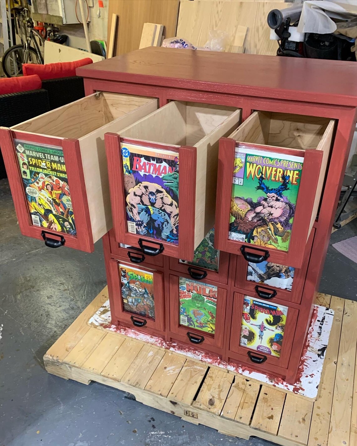 9 Drawer Comic Book Storage and Organization Cabinet - Etsy