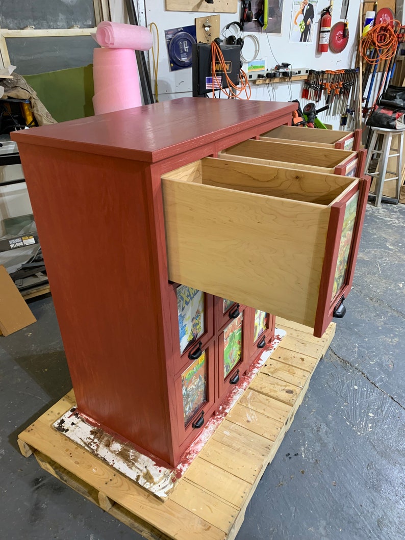 9 Drawer Comic Book Storage and Organization Cabinet - Etsy