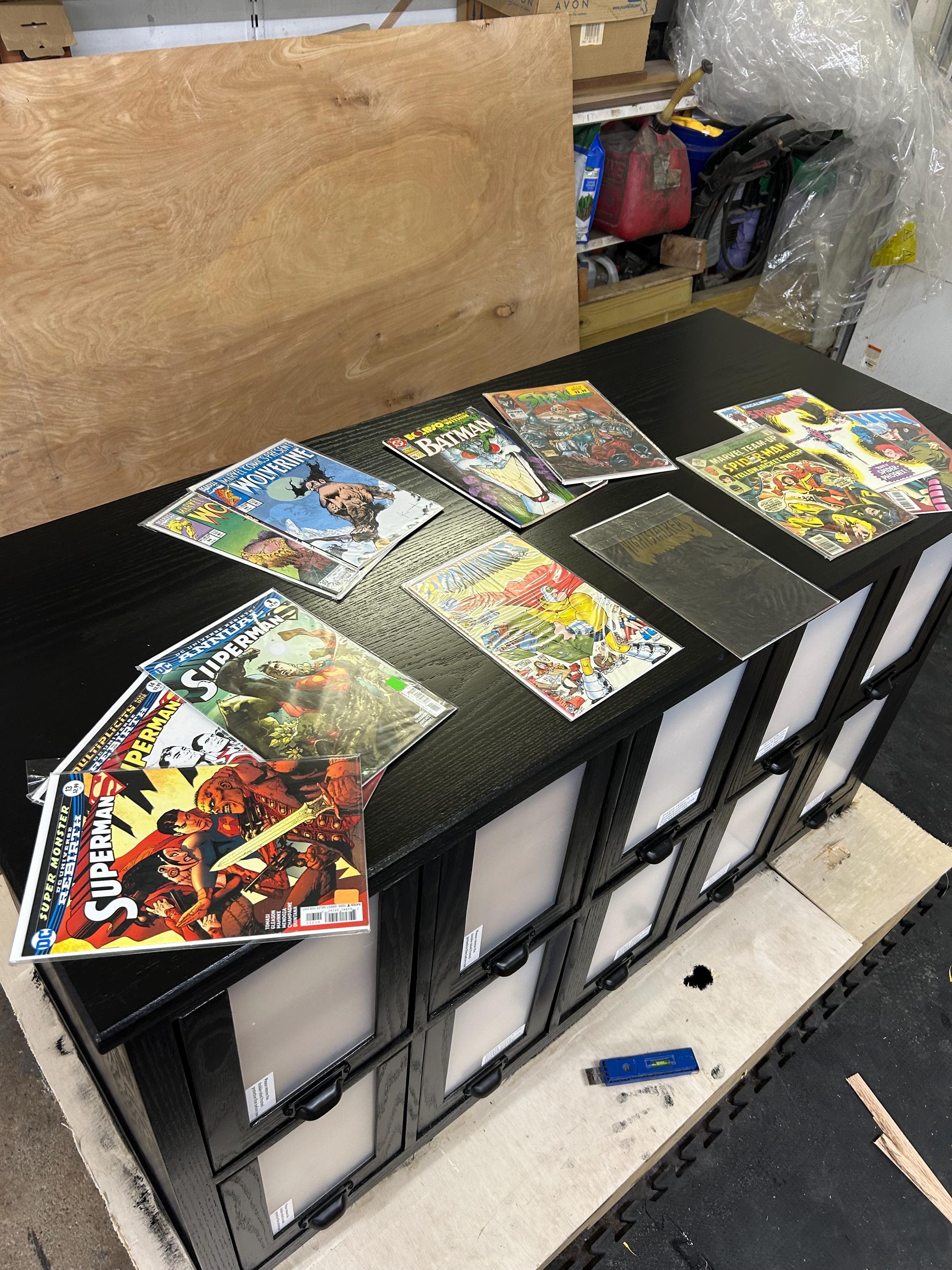 Comic Book Storage and Organization Cabinet / Comic Storage Boxes - Etsy
