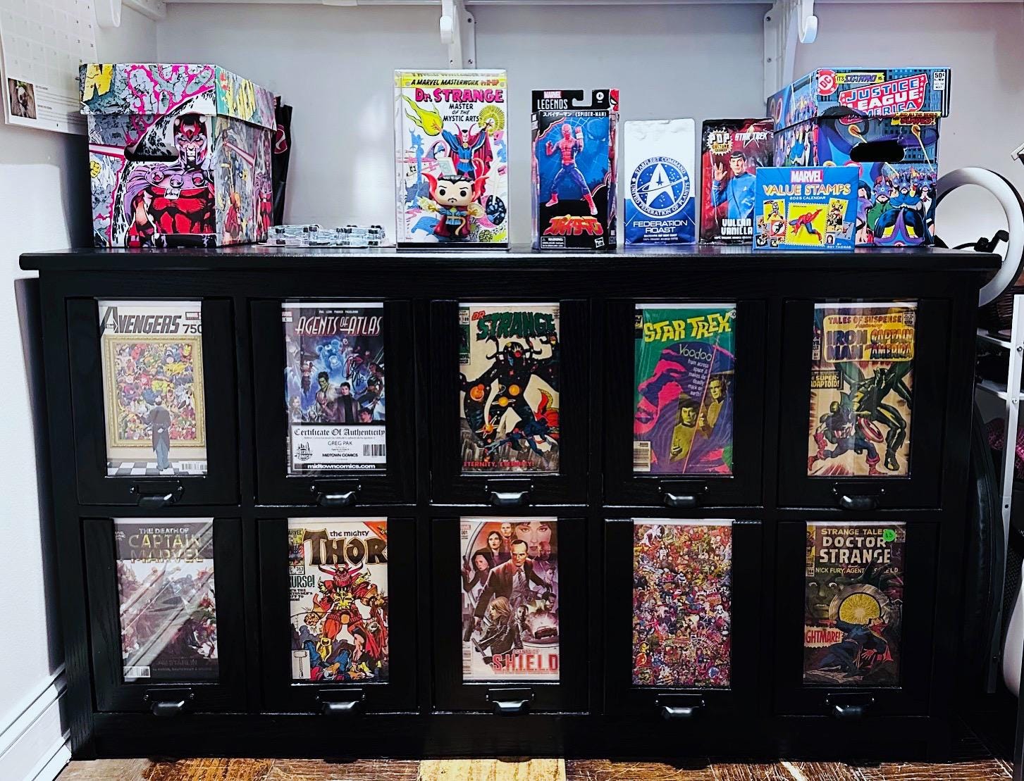 Comic Book Storage and Organization Cabinet / Comic Storage Boxes - Etsy