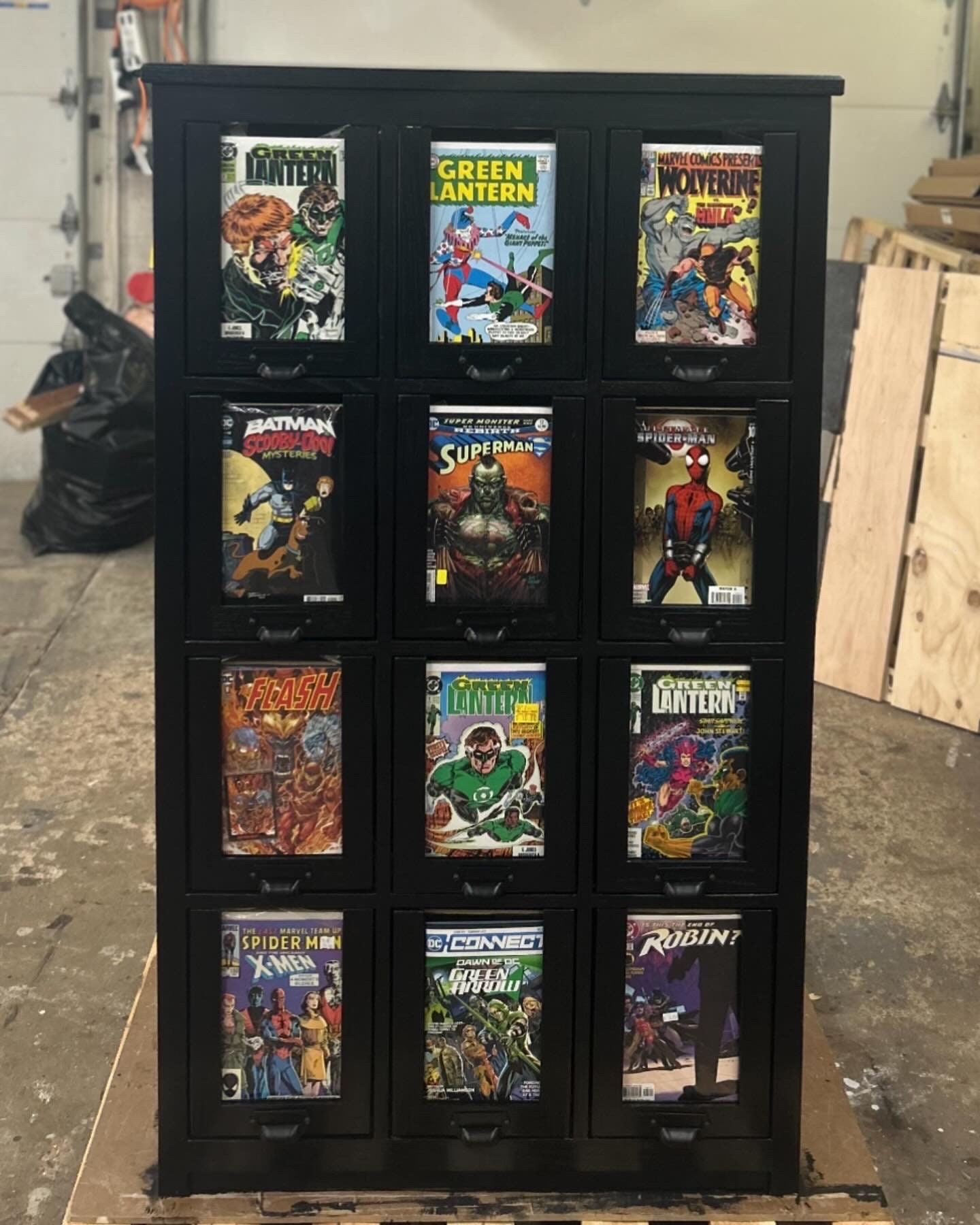 Comic Book Storage and Organization Cabinet / Comic Storage Boxes - Etsy