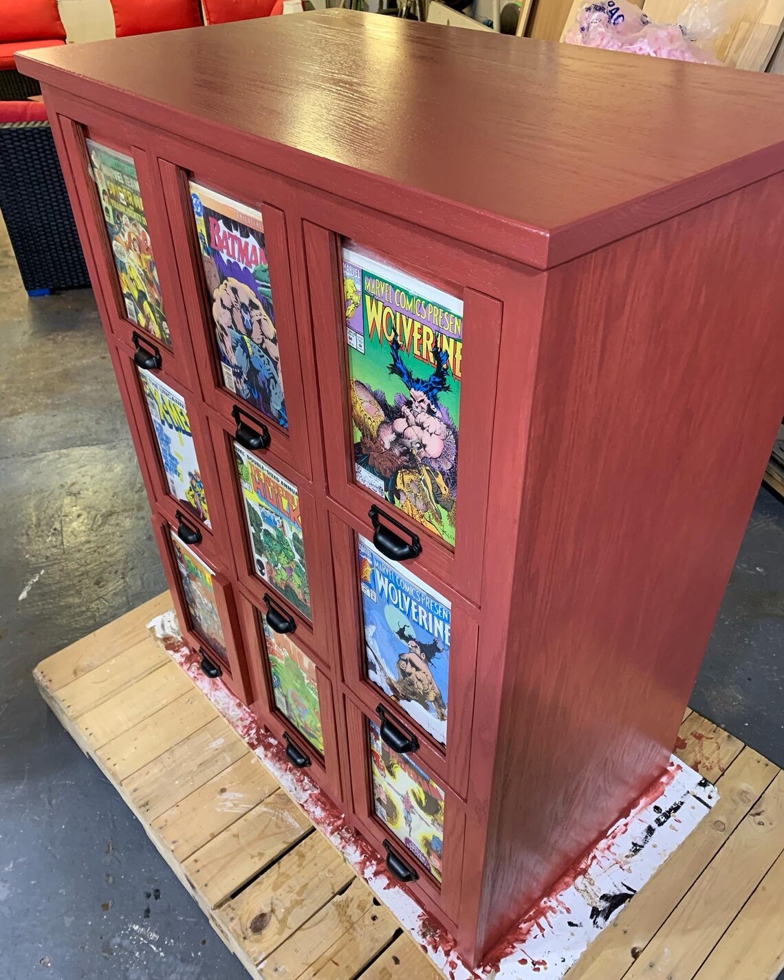9 Drawer Comic Book Storage and Organization Cabinet - Etsy