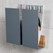 Modern Wall Magazine Rack: Metal and Oak Home Decor - Etsy