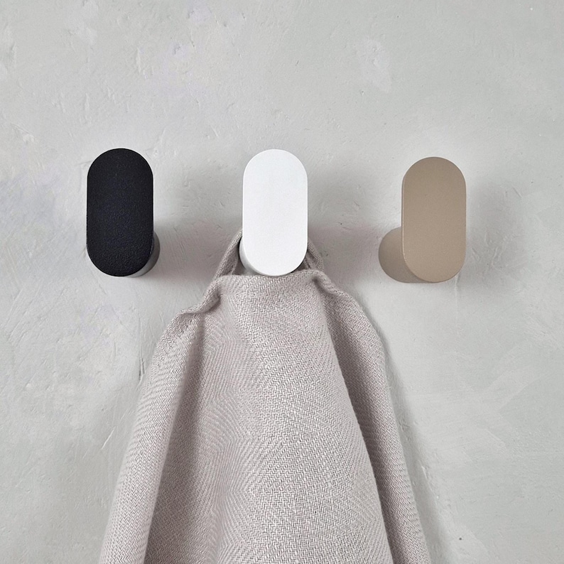 Perchero de pared minimalista BAUHAUS, perchero moderno para la entrada ...