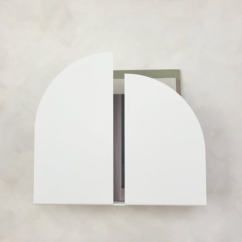 Modern Black Wall Metal Magazine Rack - BAUHAUS Style Wall Mounted ...