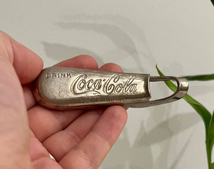 Vintage Coca Cola Handheld Steel Solid Metal Bottle Opener - "drink ...