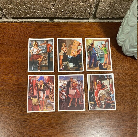 RARE Pinup Stickers Feminist Vintage Take Your Pick | Etsy