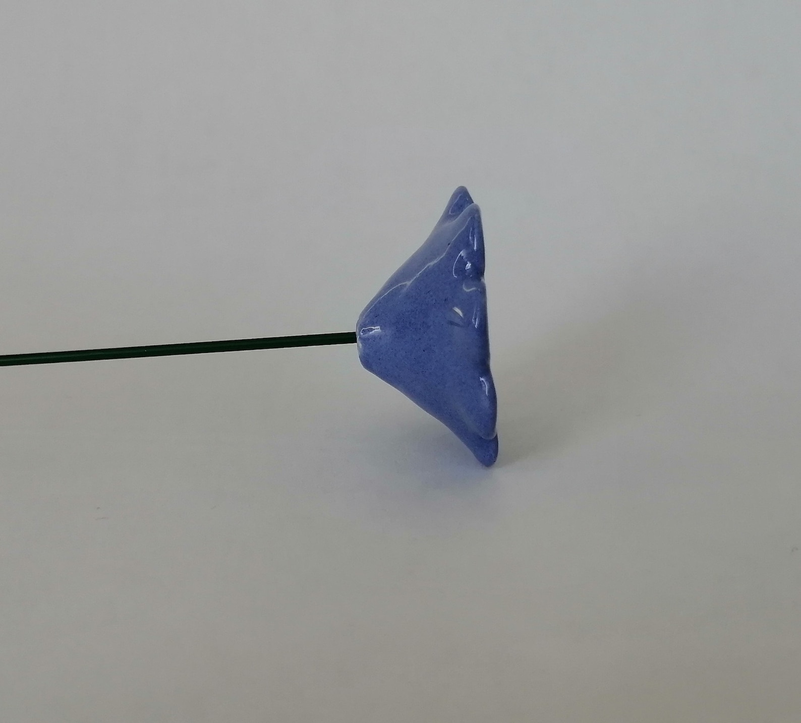 Ceramic Light Blue Daisy Ceramic Flowers Handmade Pottery - Etsy