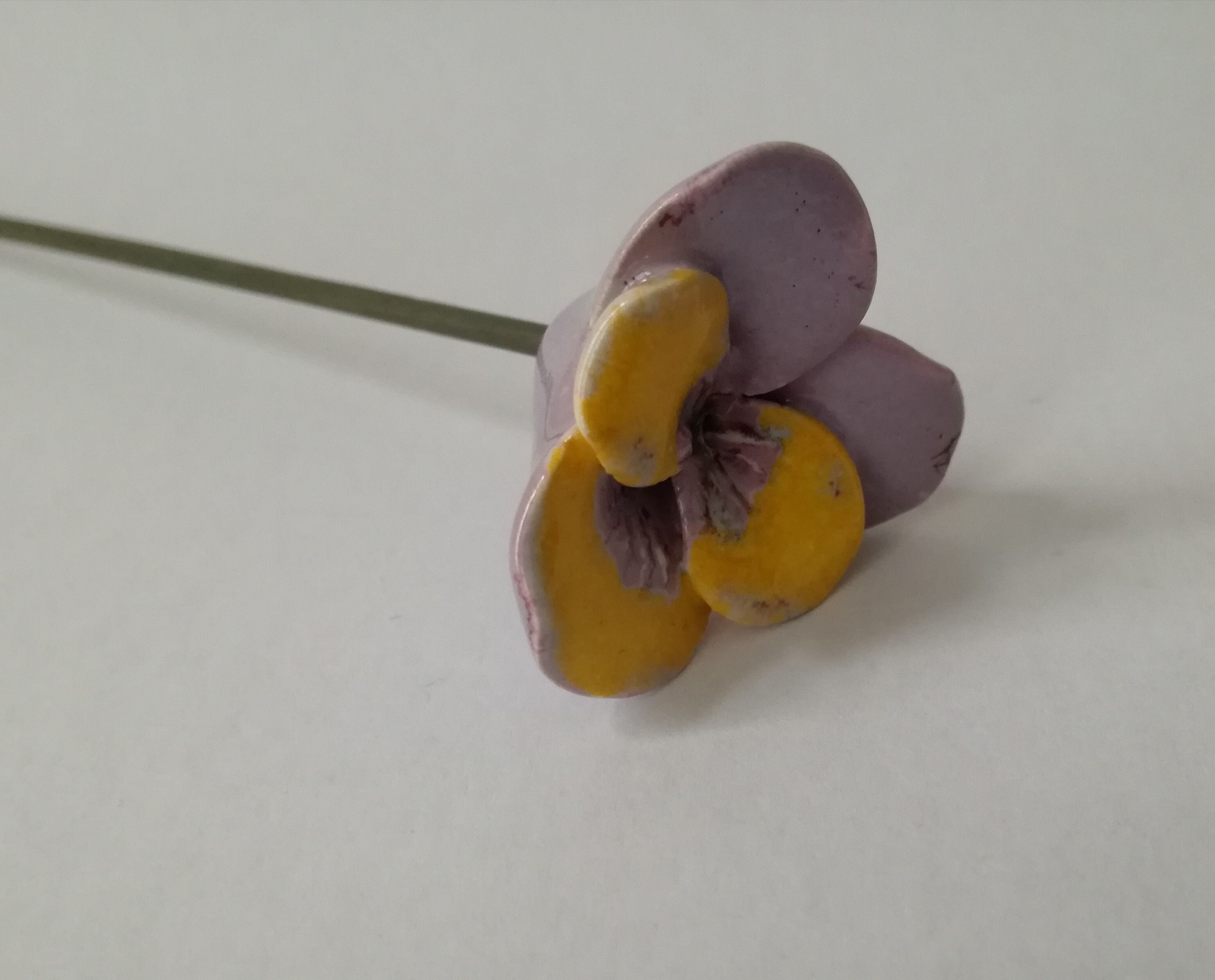 Ceramic Pansy Pottery Pansy Pansies Decor Pansy Gift - Etsy UK