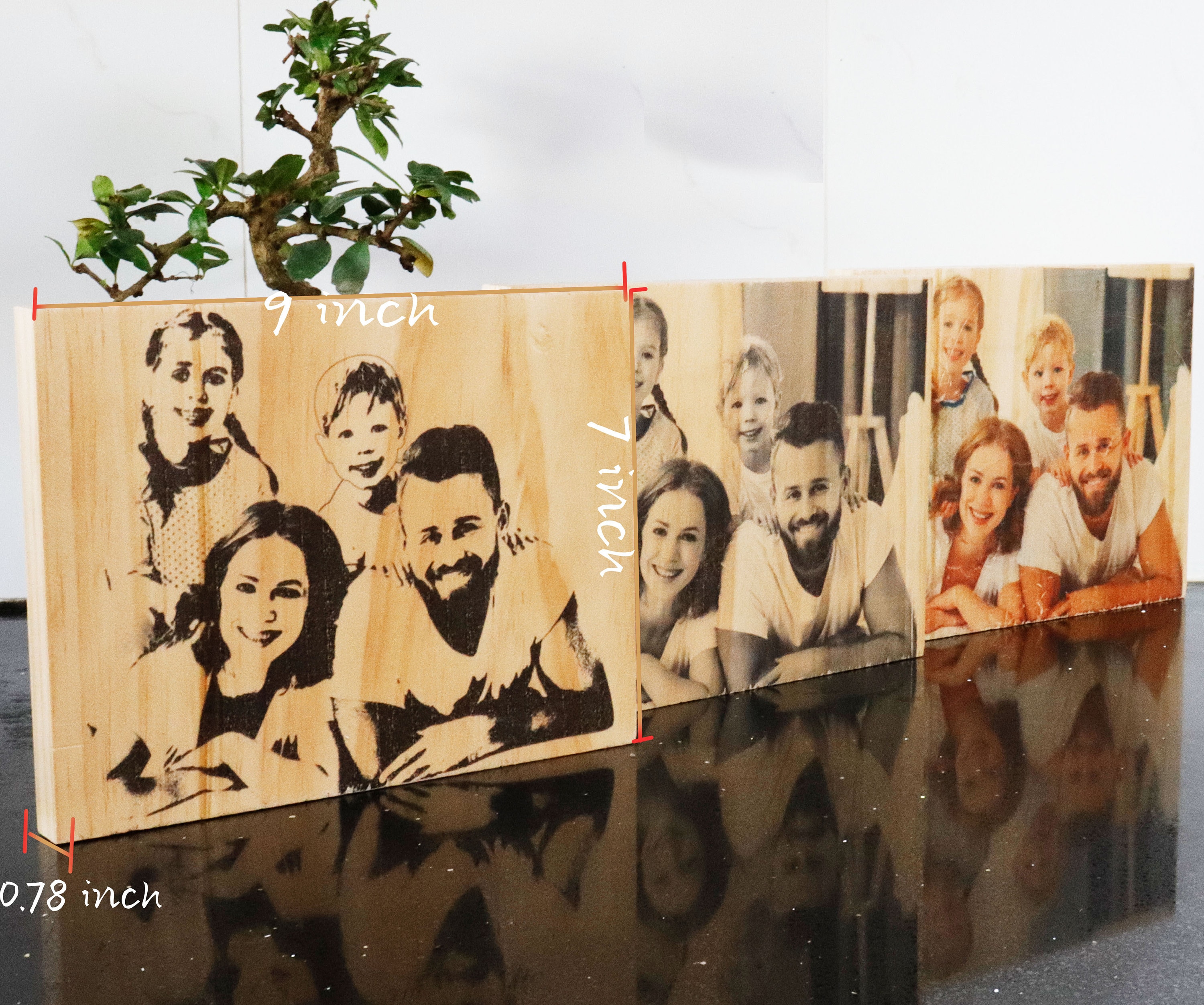 Personalized Wood Picture, Custom Wood Photo Custom Image Transferred ...