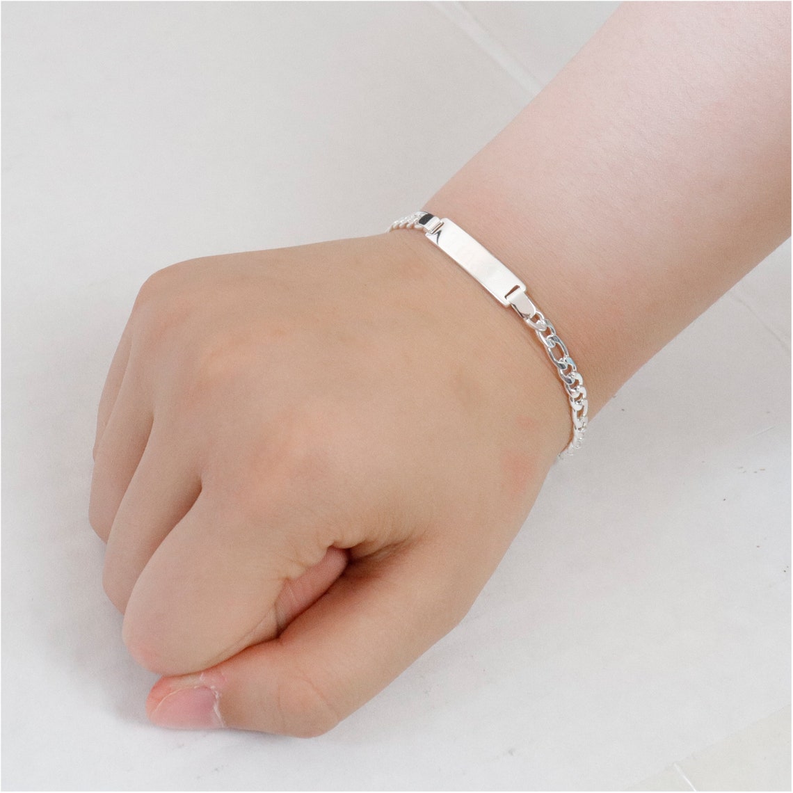 Sterling Silver Baby Bracelet Baby Bracelet Personalize Baby - Etsy