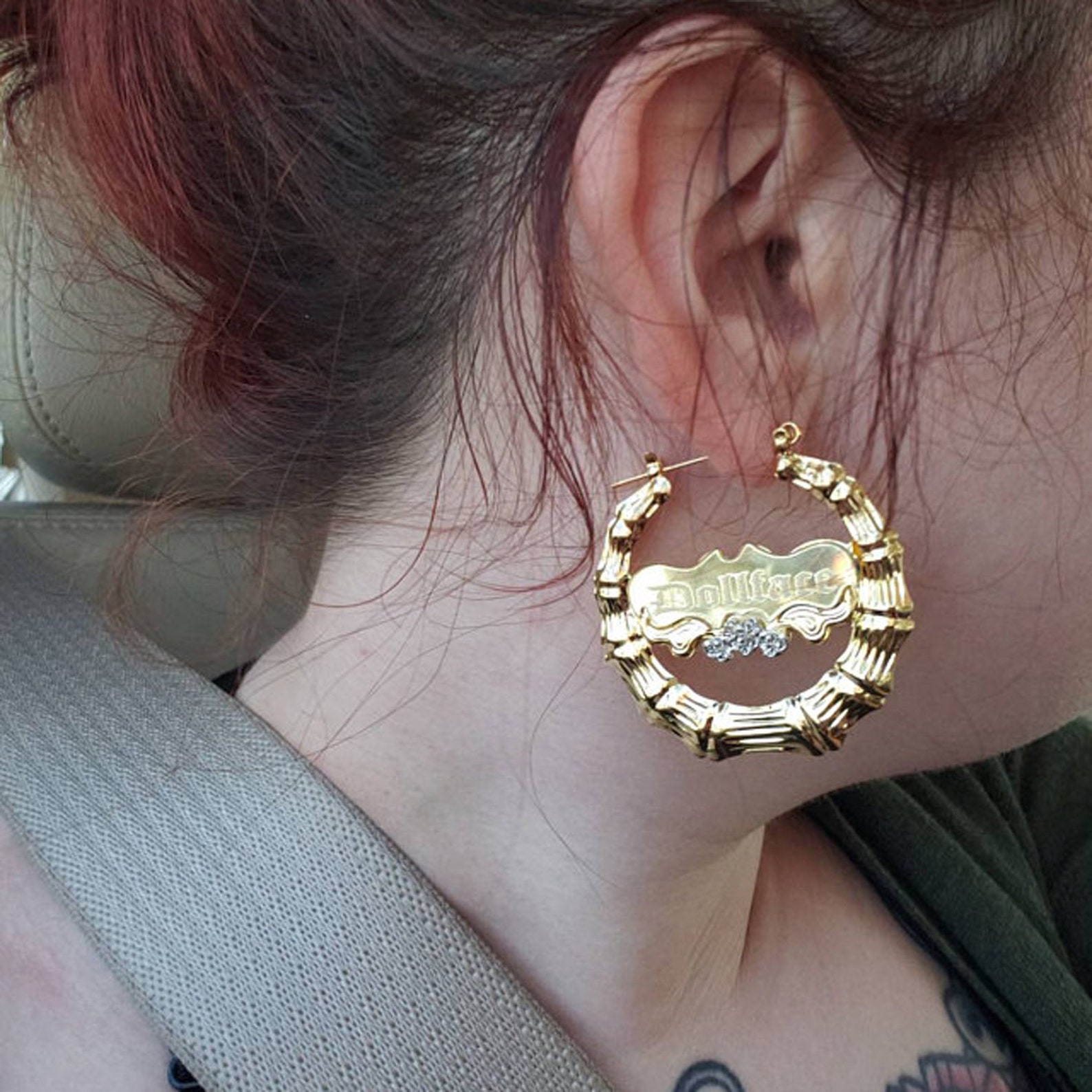 Personalized Earring Custom Earringpersonalized Jewelry | Etsy