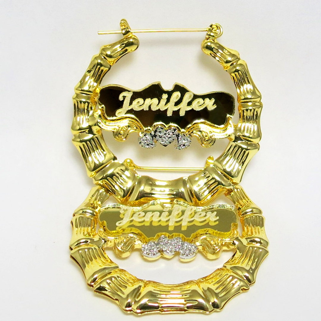 Custom Earring, Personalized Earring, Personalized Jewelry, Name ...