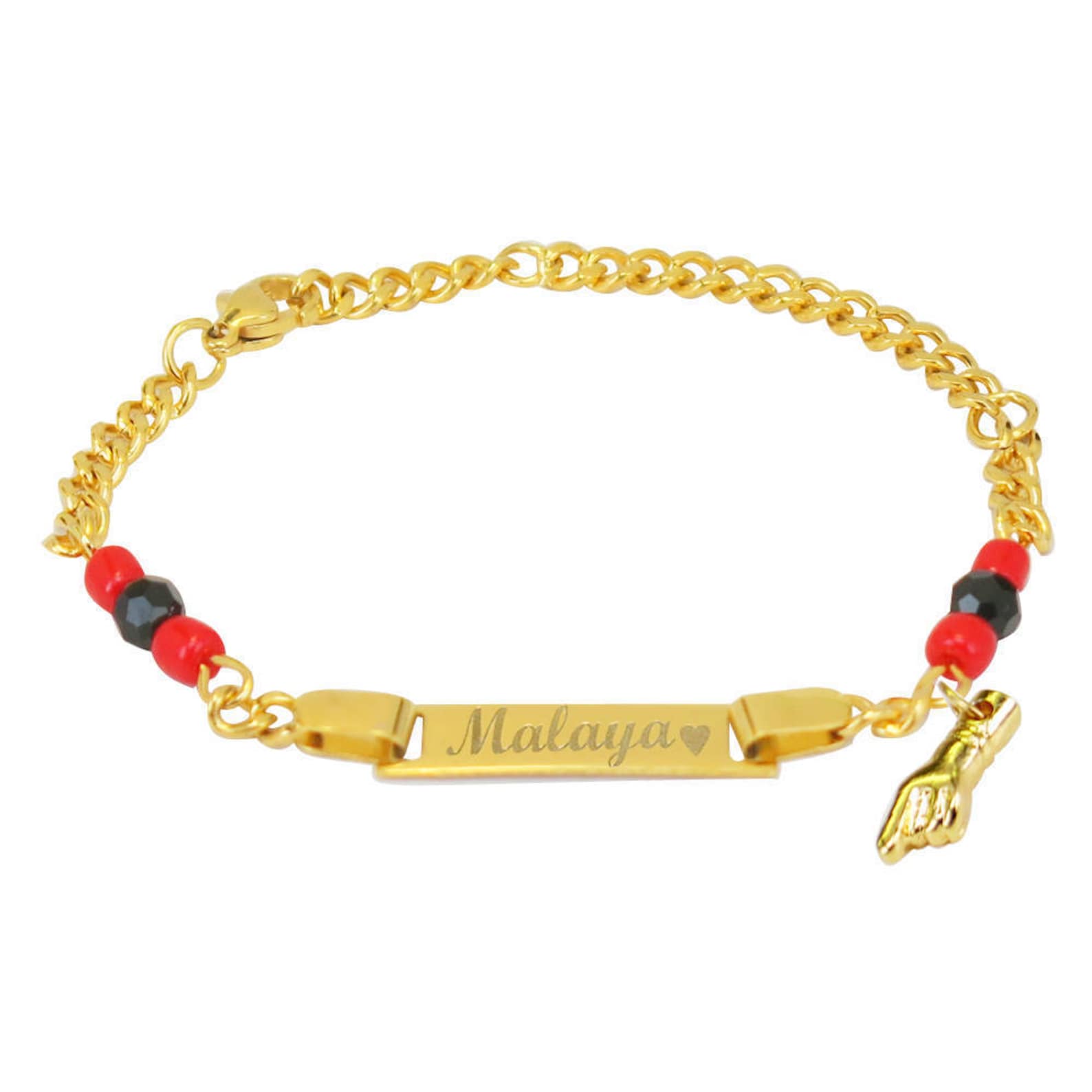 Azabache Baby Bracelet, ,personalized Azabache Bracelet, Baby Bracelet ...