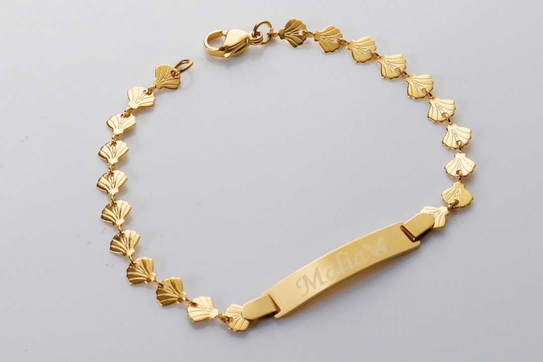 Personalized Gold Bracelet,ladies Bracelet, Custom Engraved Bracelet ...