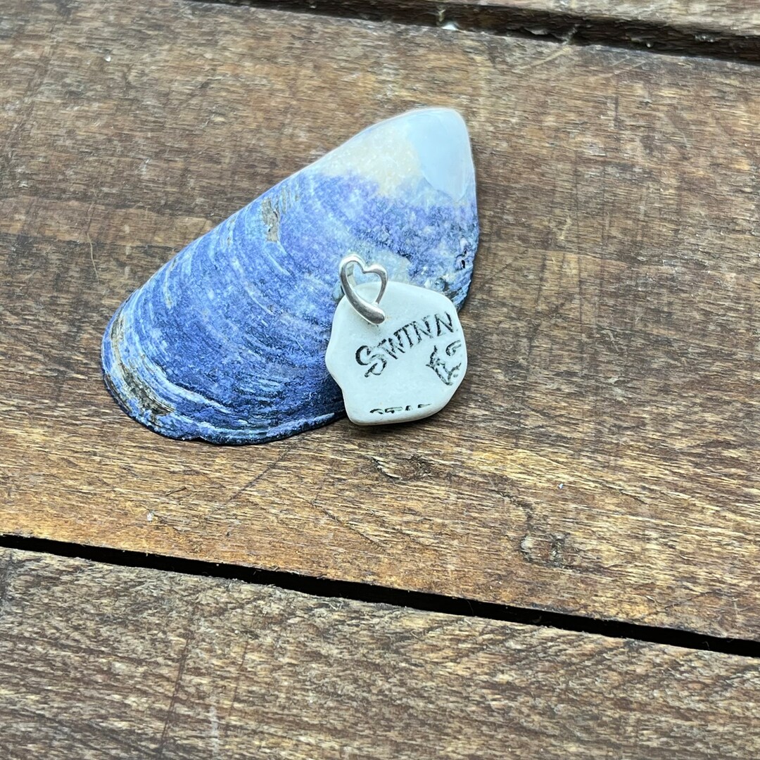 Scottish Sea Pottery Pendant, Pottery Necklace,ceramic Pendant ...