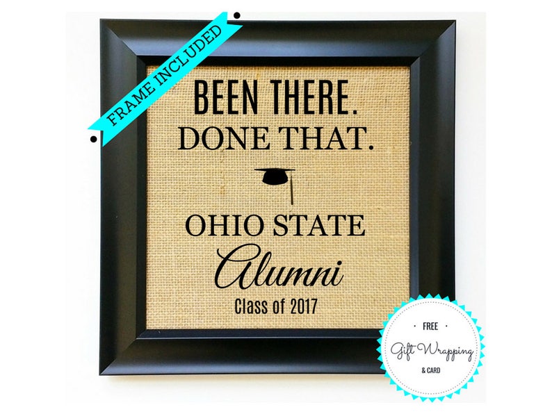 FRAME INCLUDED Graduation Gift Alumni Gifts High School - Etsy