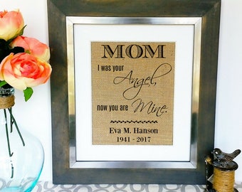 Mother Memorial Sign Sympathy Gift in Memory of Mom Mommy | Etsy