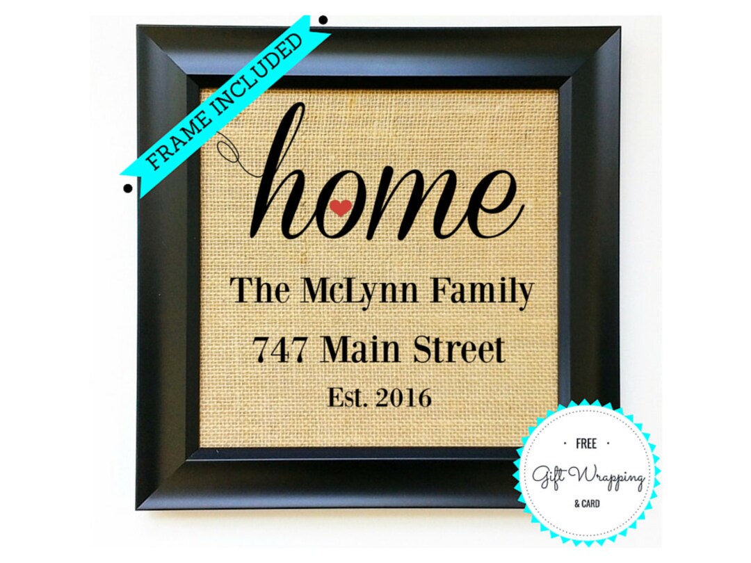 Personalized Housewarming Gift House Warming Gifts Home - Etsy