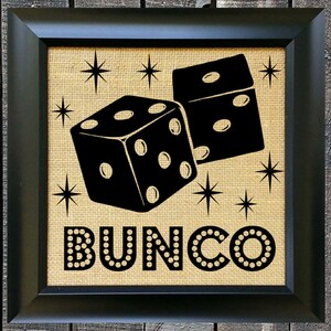 BUNCO Bunko Game Night Ladies Girls Night Out Welcome to Bunco - Etsy