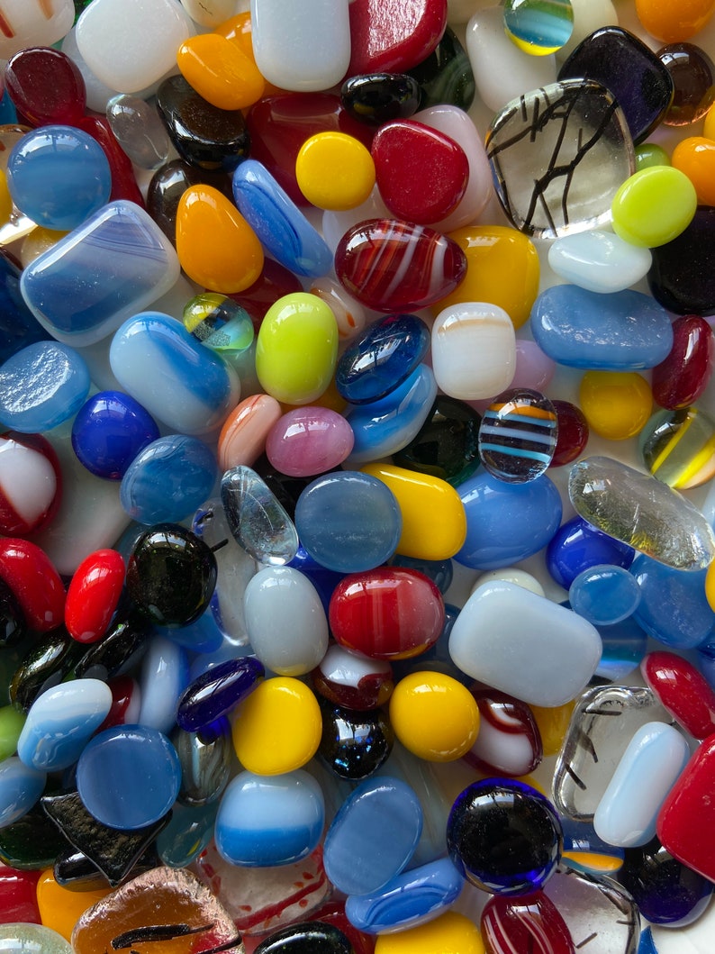 96 COE Glass Frit Balls Mixed Colors - Etsy