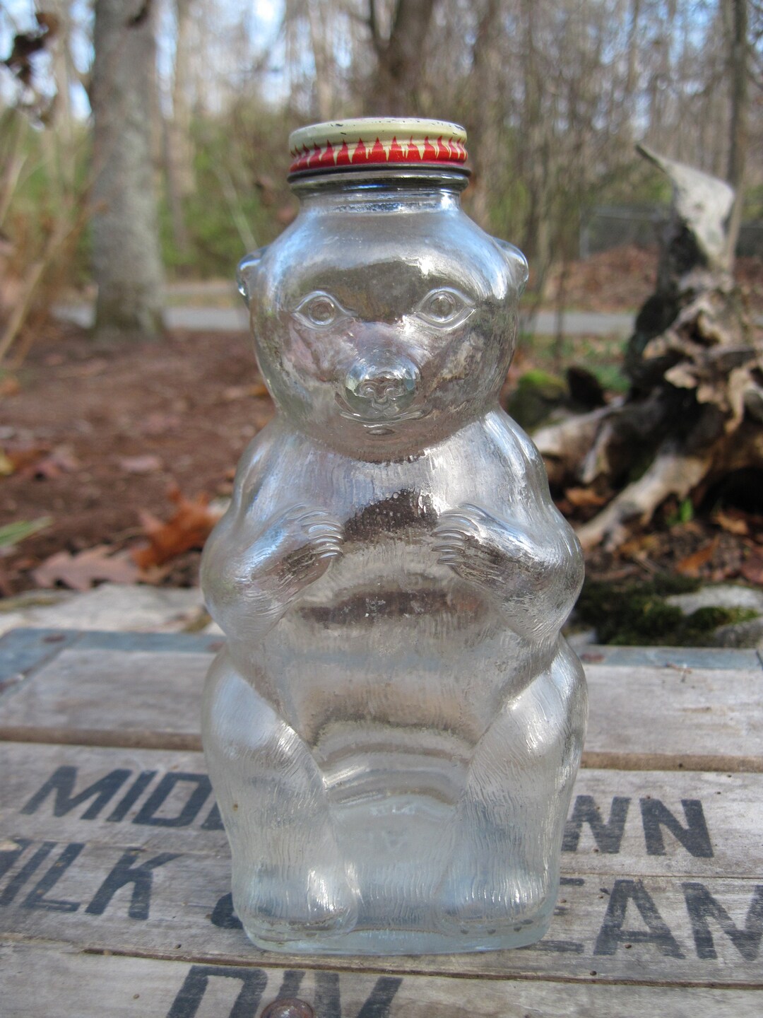 Snow Crest Bank Bottle, Vintage, Bear Bank - Etsy New Zealand