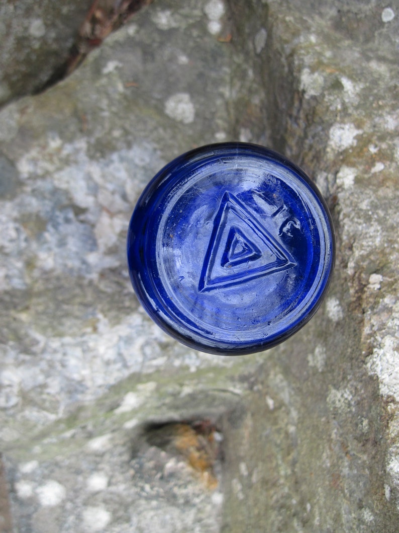 Vintage Vicks Vapor Rub Cobalt Blue Bottle - Etsy