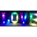 4ft Coloured Led Love Letters, Any Letter Number Available - Etsy