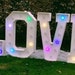 4ft Coloured Led Love Letters, Any Letter Number Available - Etsy