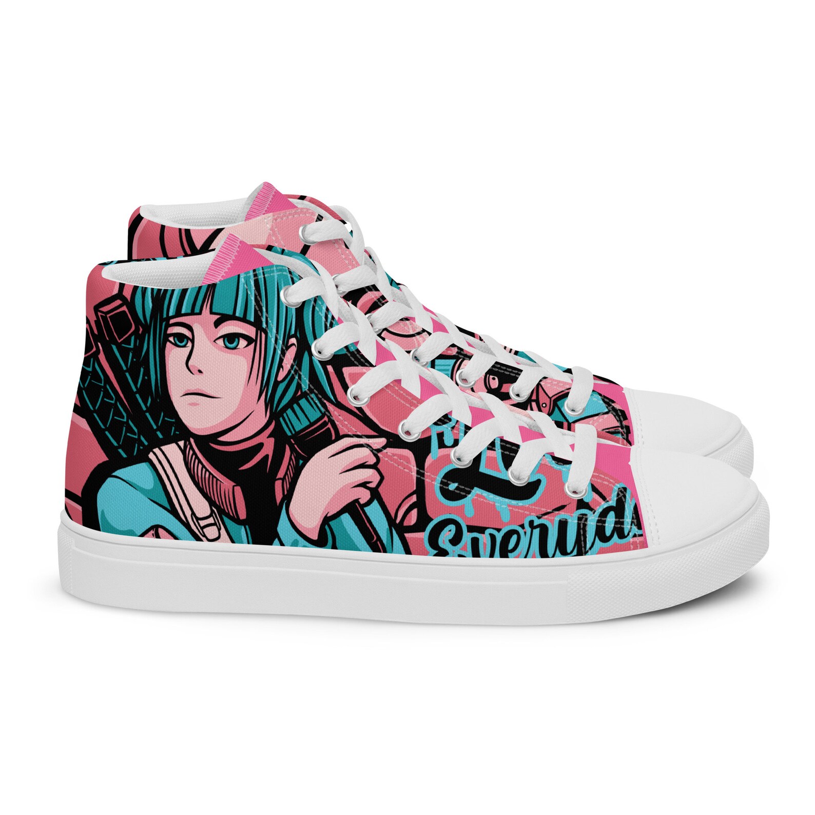 Streetwear Japanese Clothing Anime Inspired Custom Shoes Custom High ...