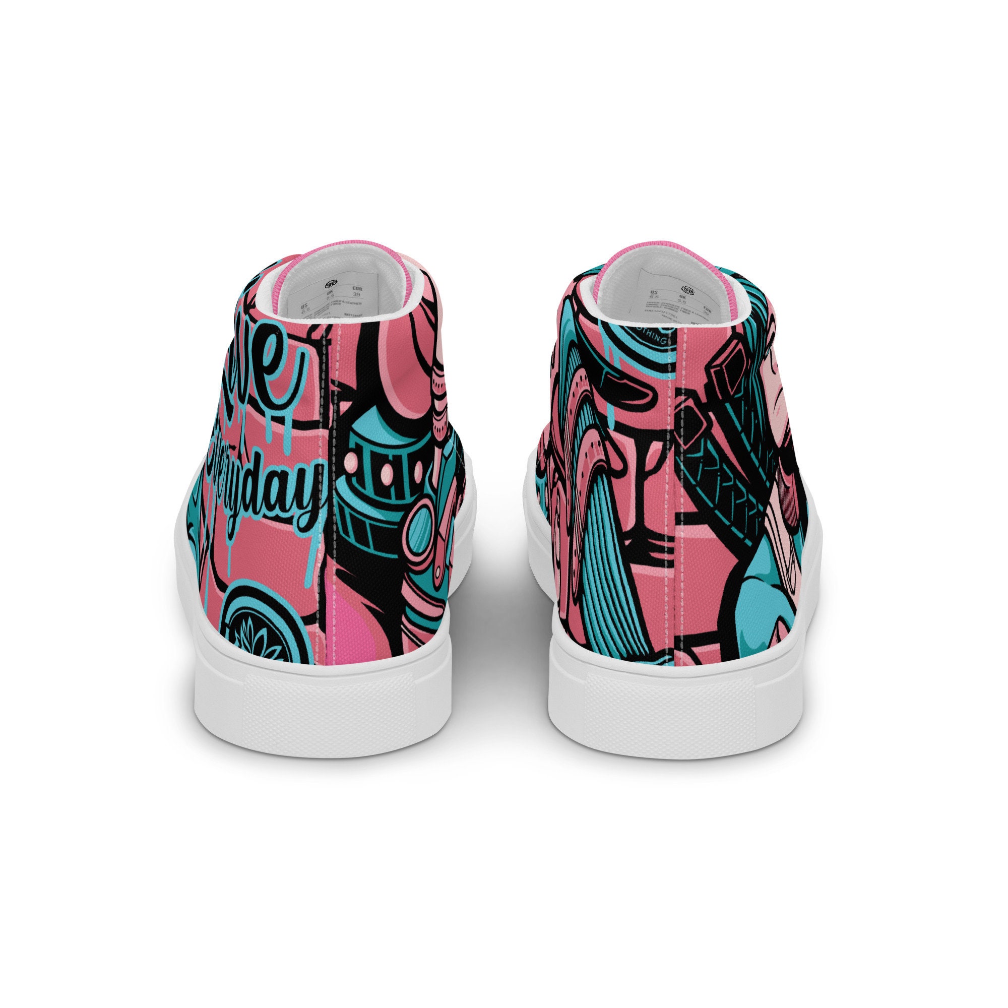 Streetwear Japanese Clothing Anime Inspired Custom Shoes Custom High ...