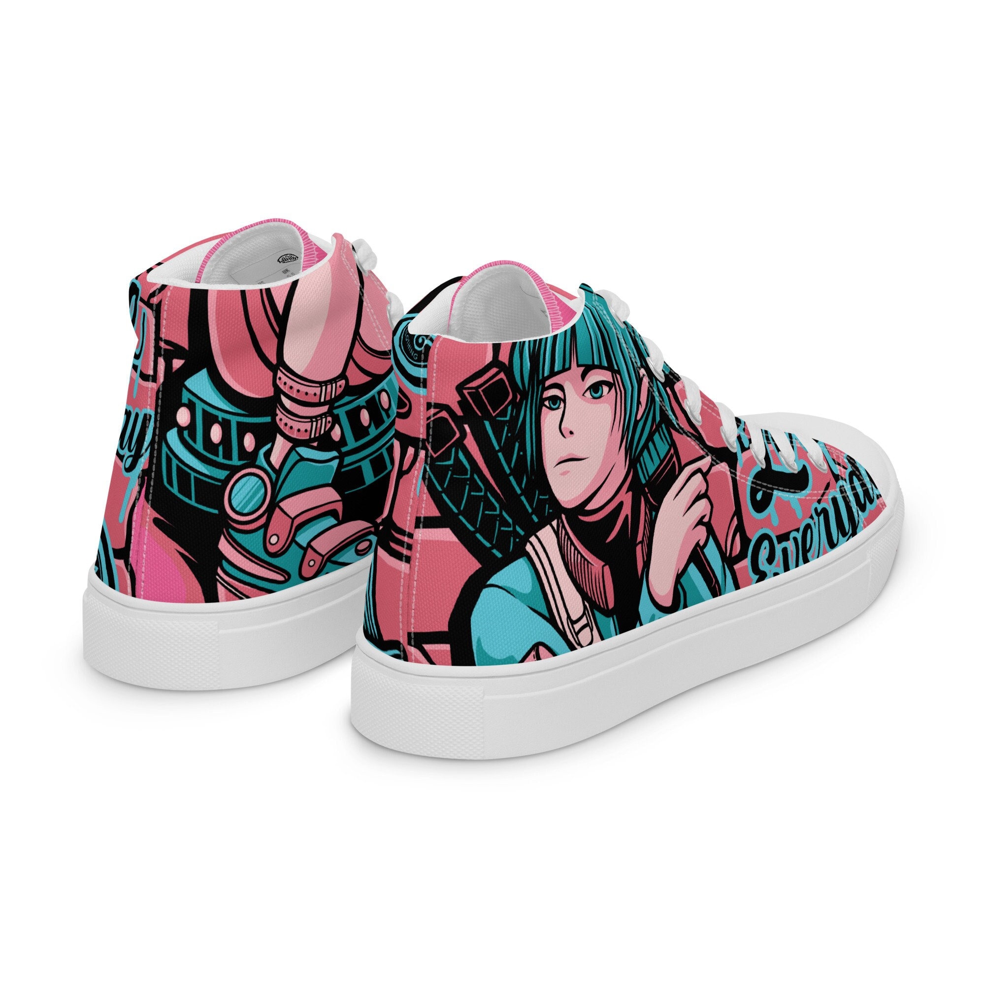 Streetwear Japanese Clothing Anime Inspired Custom Shoes Custom High ...