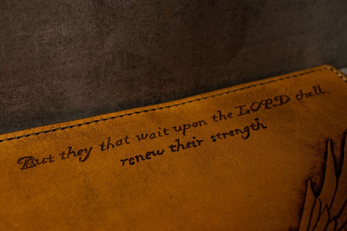 Hand Tooled Eagle Bible/book Cover Made to Order | Etsy