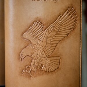 Hand Tooled Eagle Bible/book Cover Made to Order | Etsy