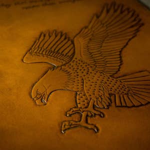 Hand Tooled Eagle Bible/book Cover Made to Order | Etsy