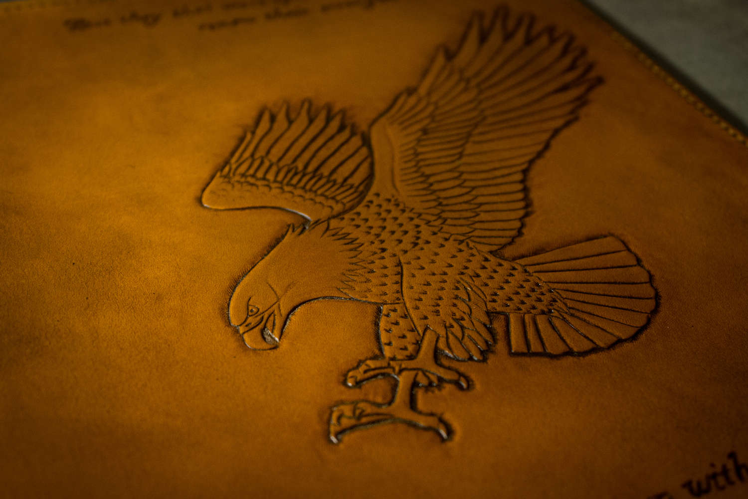 Hand Tooled Eagle Bible/book Cover Made to Order - Etsy