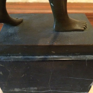 Bronze Statue of Woman Looking Through Hoop - Etsy