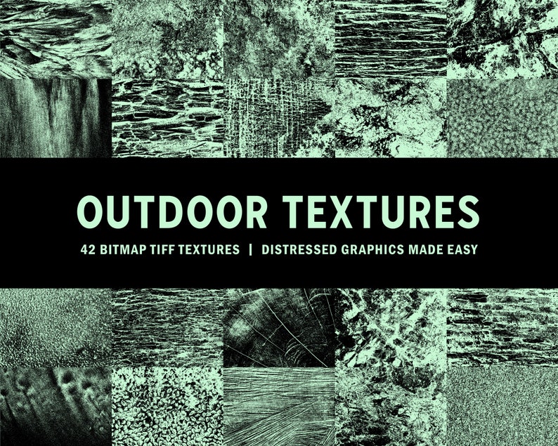 Outdoors Texture Pack - Grunge Textures, Distressed Textures, Vintage ...