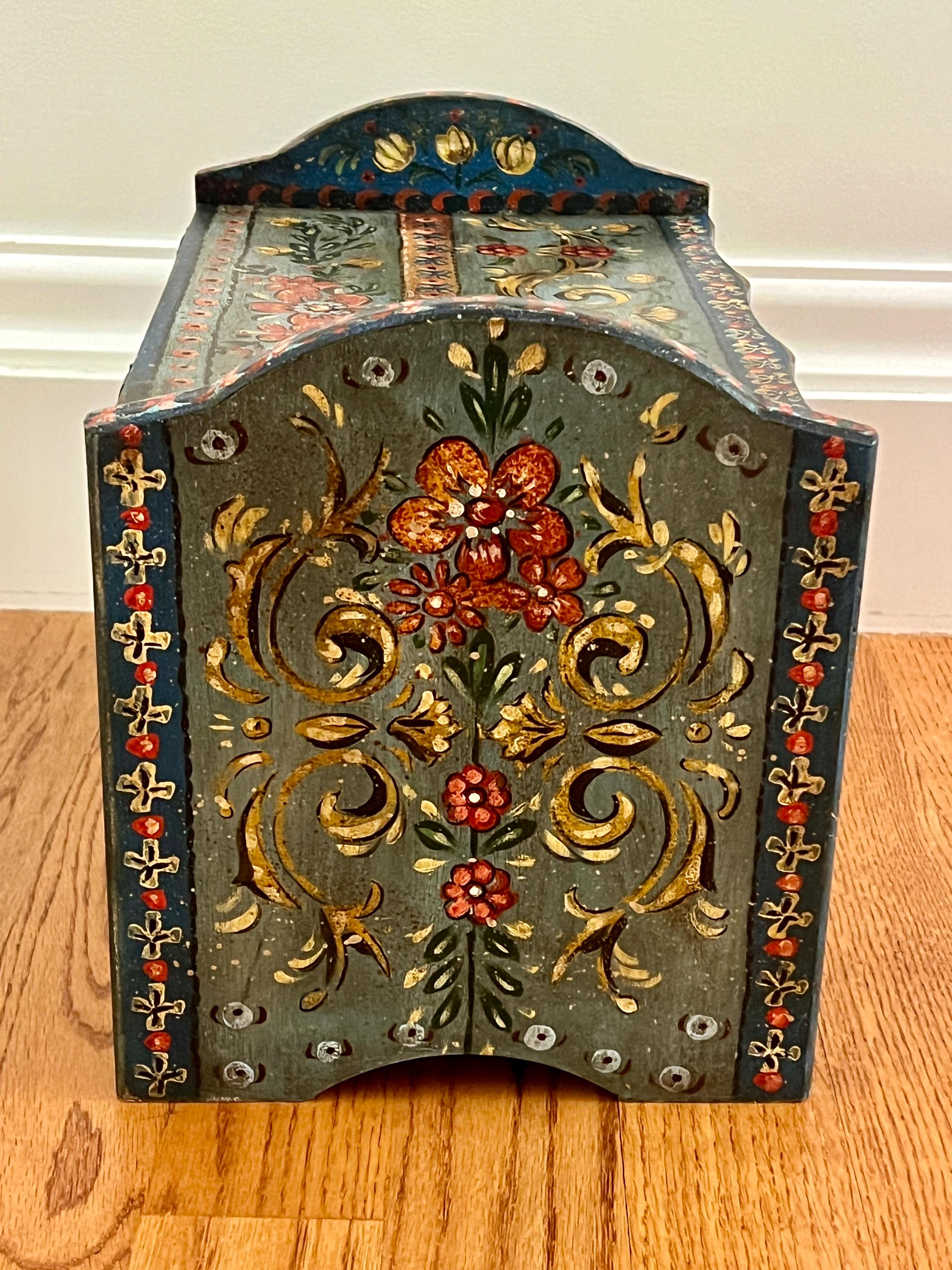 Small Hand Painted Chest - Etsy