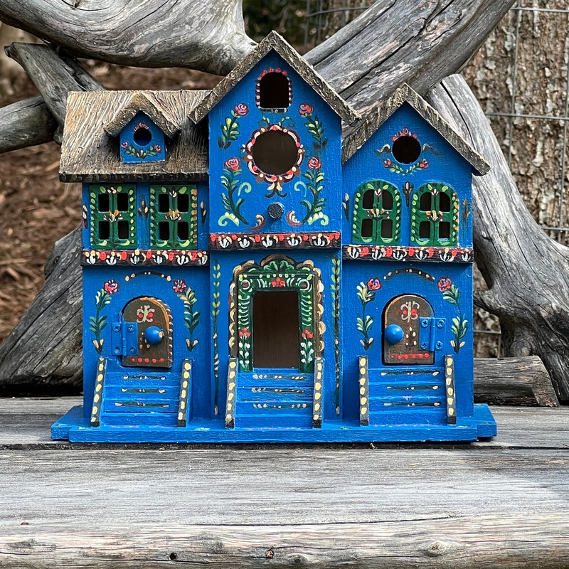 Whimsical Birdhouse - Etsy