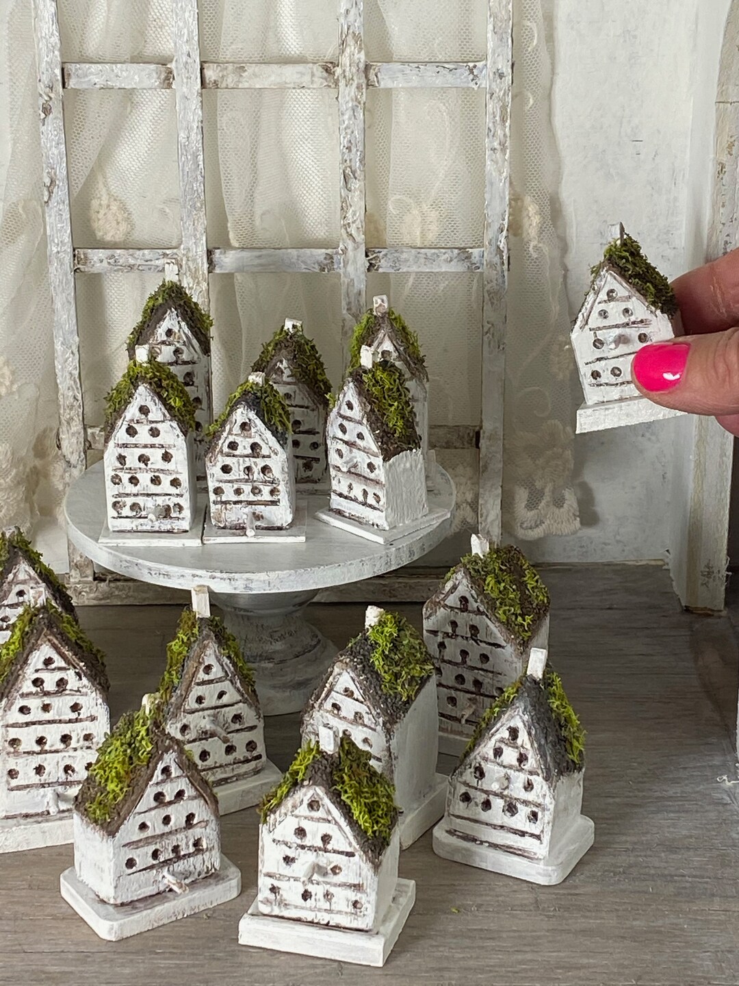 French Cottage Birdhouse 1:12th Scale - Etsy